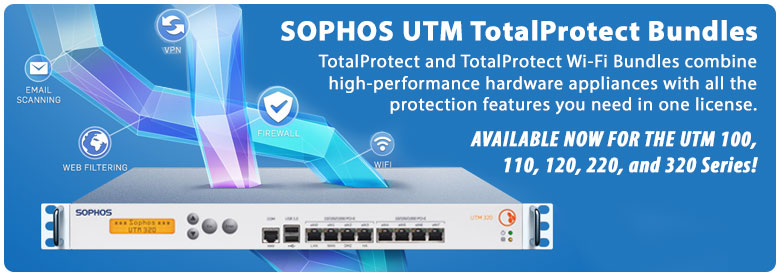 Sophos UTM TotalProtect Bundles | EnterpriseAV.com.au